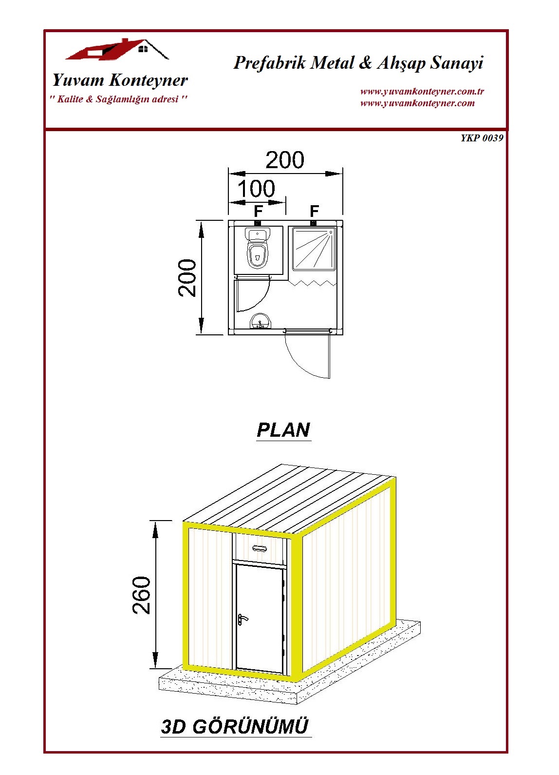 Konteyner Projeleri - Yuvam Konteyner