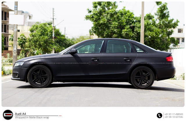 Audi A4 - Matte Black Wrap | IDE Autoworks