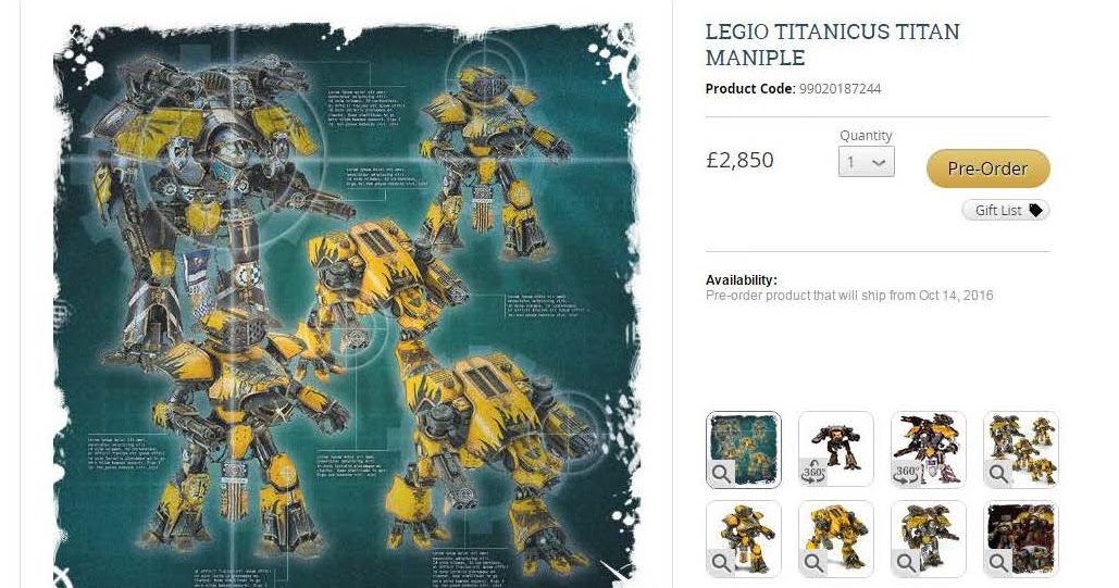 Titan Owners Club: Legio Titanicus Titan Maniple