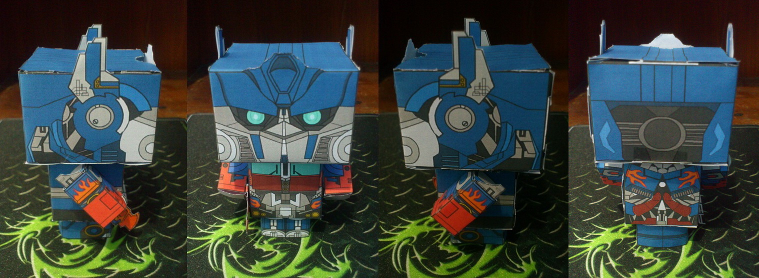 Paper Craft Template: Optimus Prime