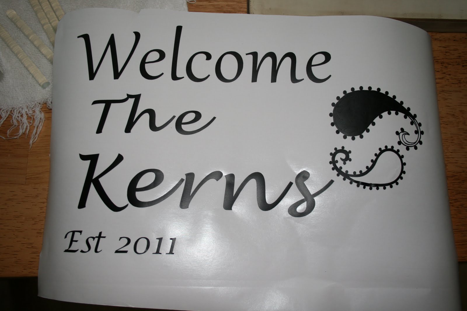 davids daily delight: Door Hanger