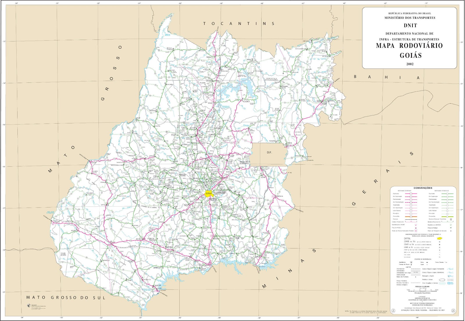 MAPA RODOVIÁRIO DE GOIÁS PARA IMPRIMIR ~ imagens para celular