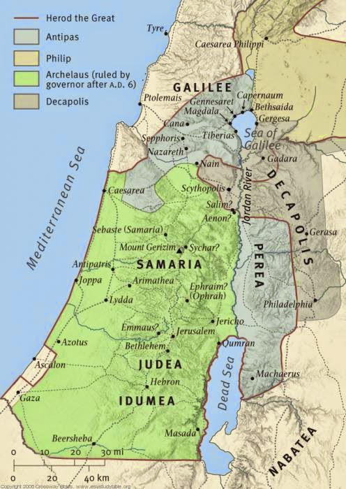ANTHROPOLOGY OF ACCORD: Map on Monday: BIBLICAL ISRAEL