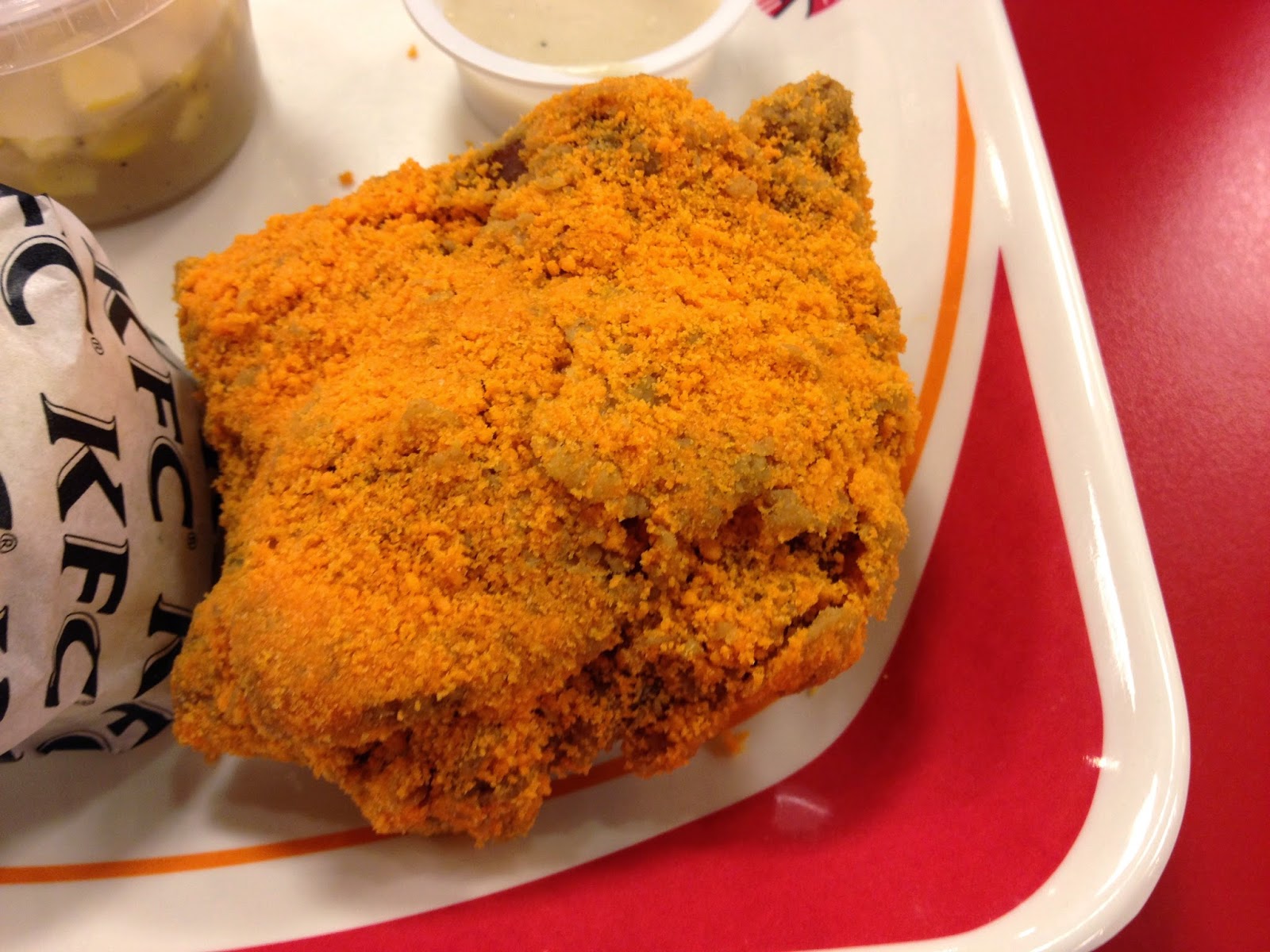 Stylestat: KFC CO + Creations Crispy Cheese Chicken topped with bits of ...