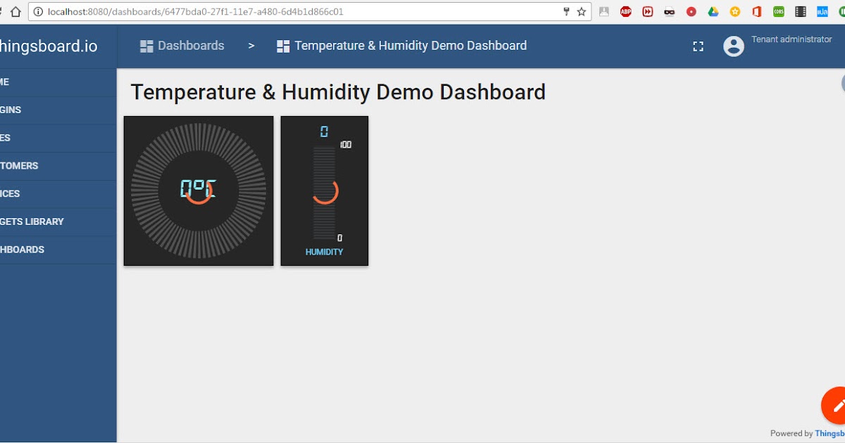 การทำ cloud iot ด้วย thingsboard ไว้ใช้เองครับ