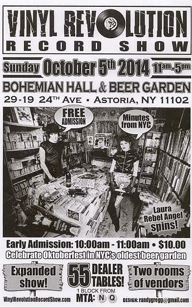 DDS BLOG: EVENTS : Vinyl Revolution Record Show ~ Sunday 5 October 2014!