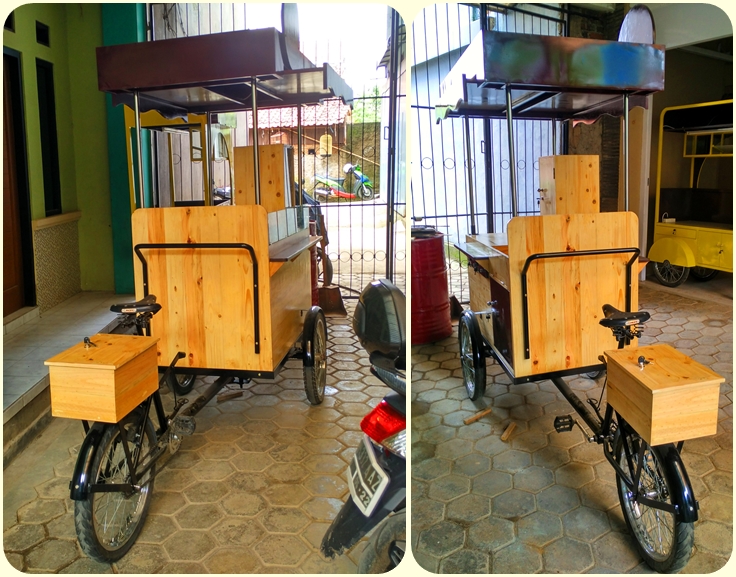 Jasa pembuatan gerobak sepeda - Gerobak kopi keliling - Jasa pembuatan ...