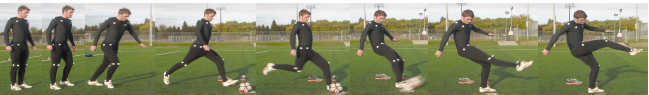 Biomechanics of a soccer penalty kick