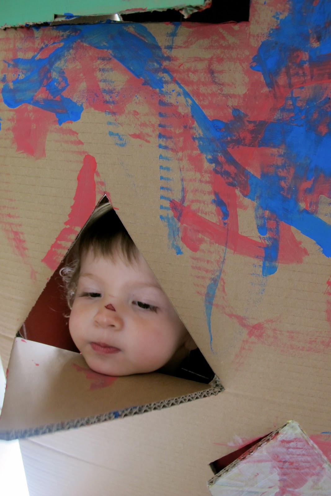 Kat This Kat That: DIY Cardboard Shape House