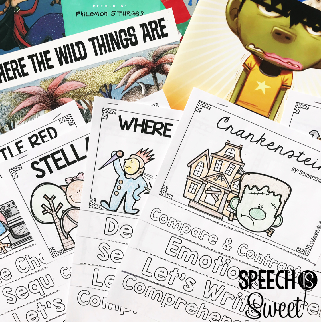 October Literature Flip Books - Speech is Sweet
