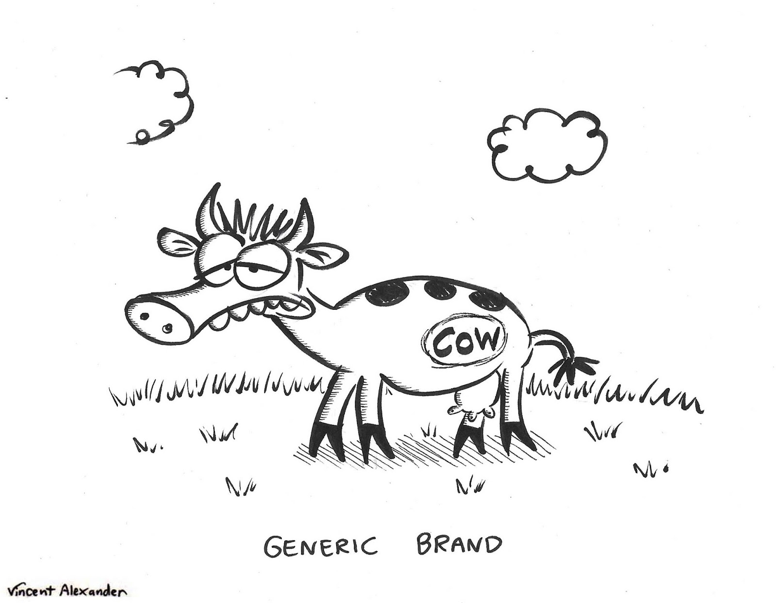 Vincent Alexander Cartoons: Generic Brand