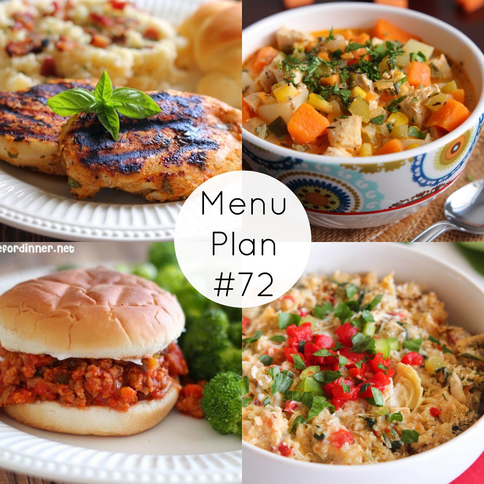 Eat Cake For Dinner: Menu Plan Saturday #72
