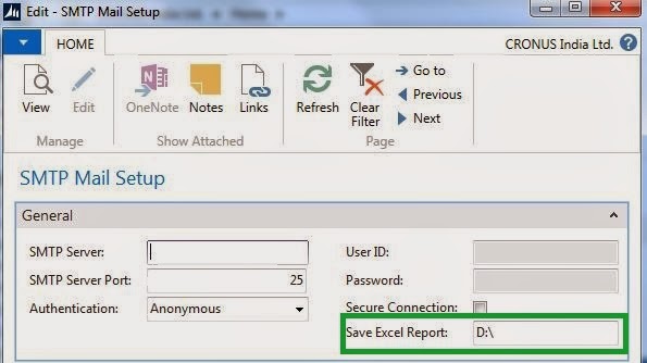 NAV 2013 & NAV 2013 R2 - Save Export to Excel