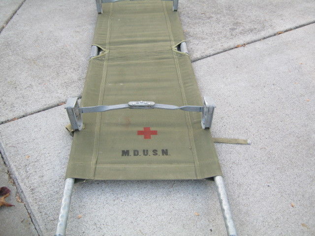 Marines In Forest Green: WWII US Navy Corpsman Stretcher