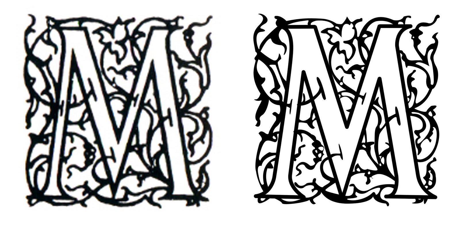 Mígue López Troncoso: Letras Vectorizadas