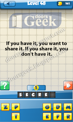 Little Riddles – Brain Teaser Level 48 ~ Doors Geek