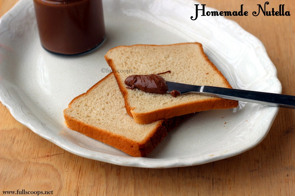 Homemade Nutella | Pea Nutella | Chocolate Peanut Spread ~ Full Scoops ...