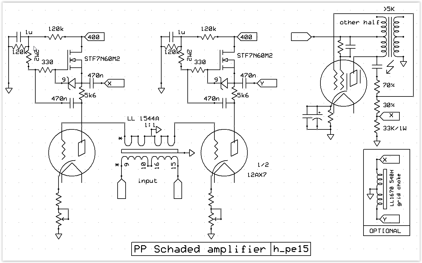 Peter´s lab: Hi-Q speaker amplifier "Ceres 6L6/PP"