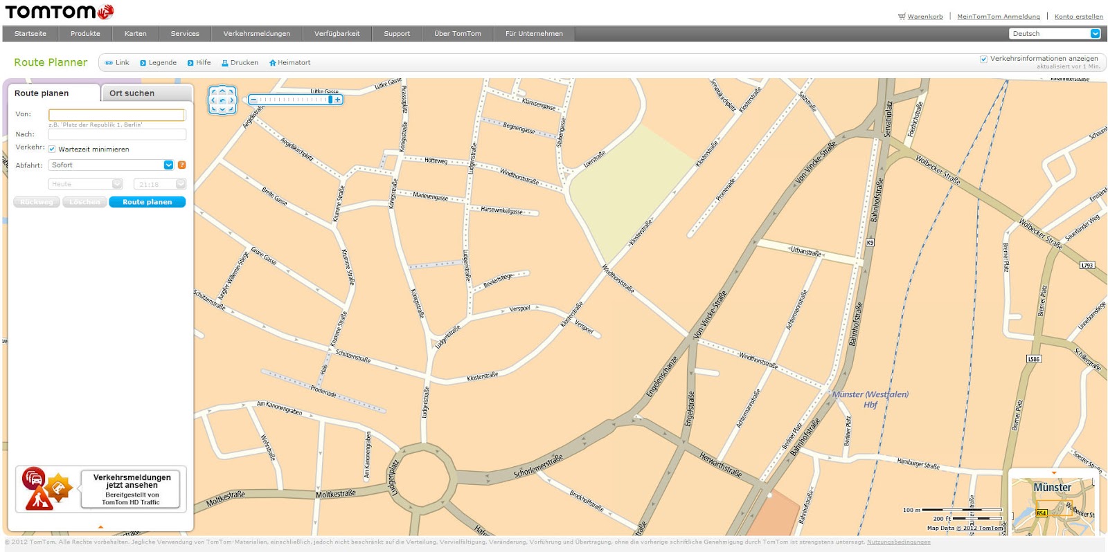 Deutschlandkarte blog: TEST: TomTom Route Planner und Falk.de - Der ...