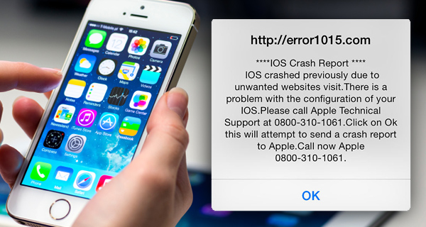 iOS Crash Report? Don’t Be Fooled by iPhone/iPad Scammers