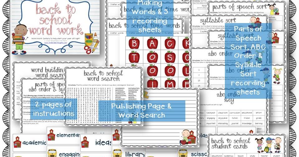 Launching Word Work {Week 1} | 3rd Grade Thoughts