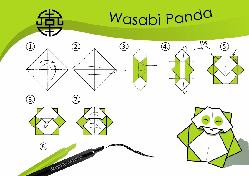 Origami Panda Instructions | Origami Tutorial