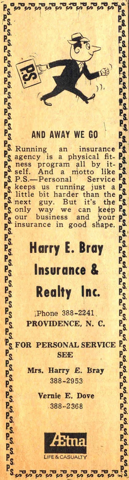 Caswell County North Carolina: Harry Elmo Bray (1921-1962)