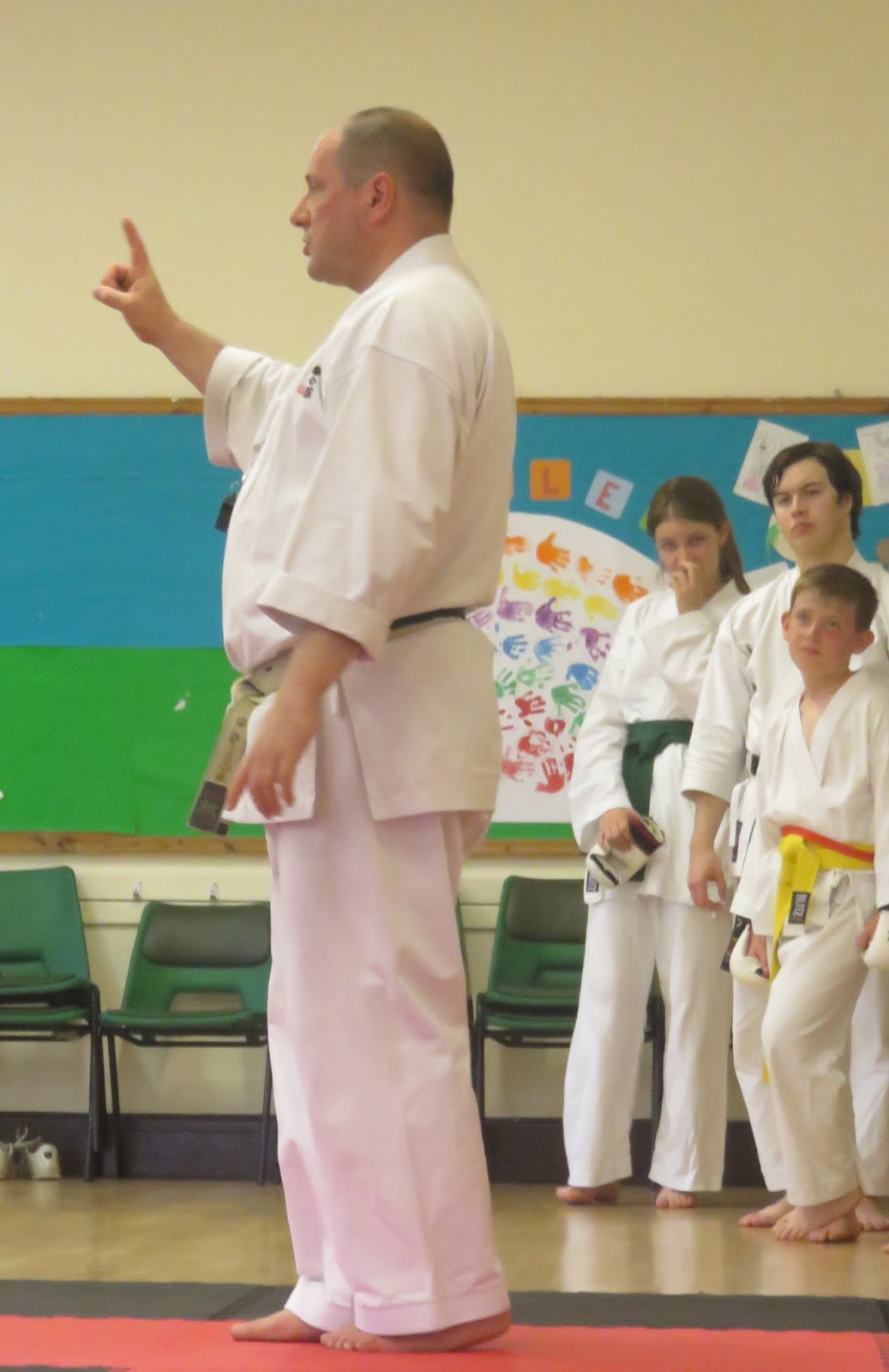 Haxby Shotokan Karate Club: Geoff Dixon Sensei visits us again