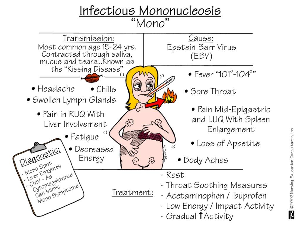 Infectious Mononucleosis | Pediatric nursing, Pediatric nurse ...