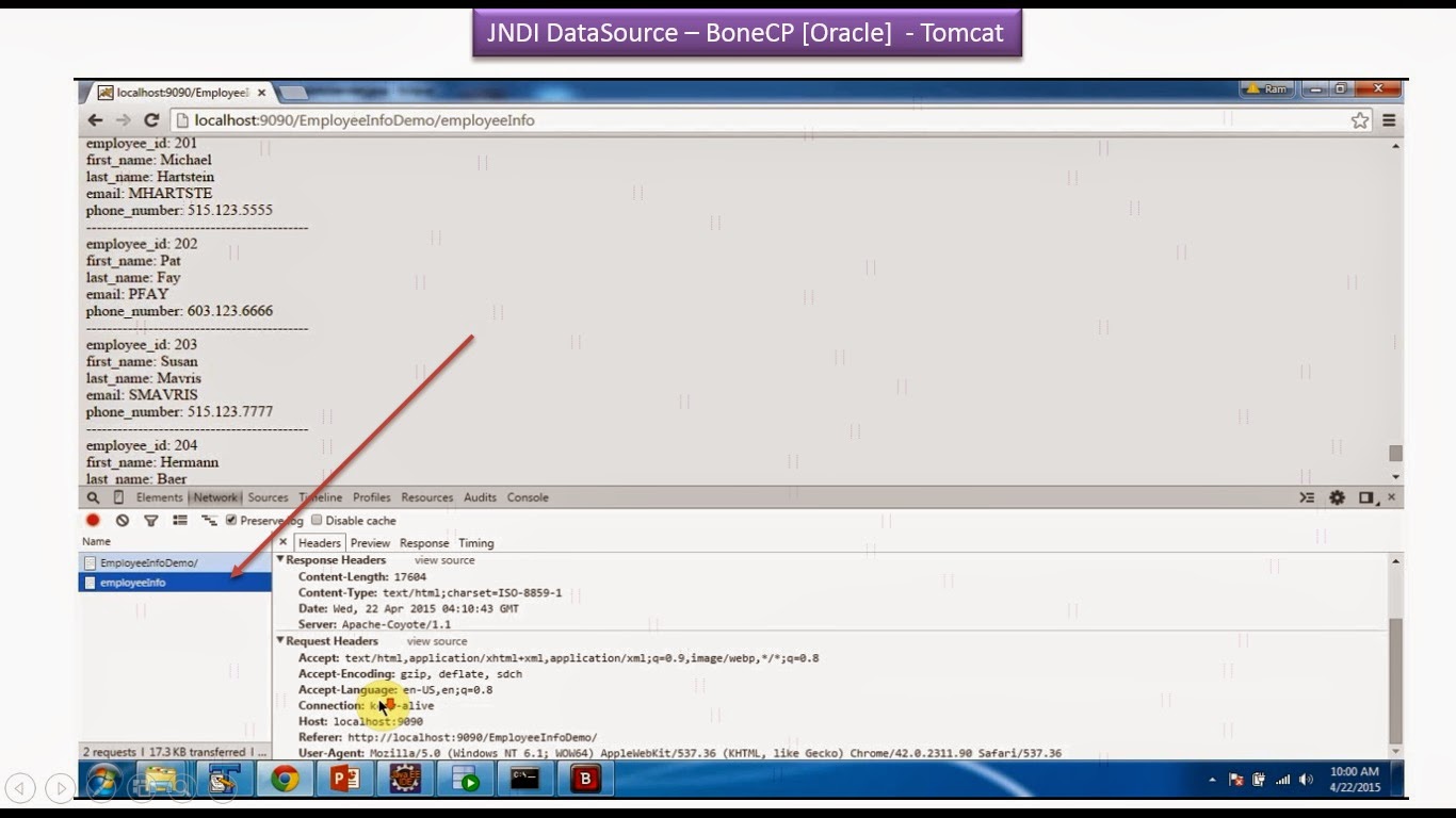 Java Ee Jdbc Servlets Bonecp Datasource Oracle Tomcat