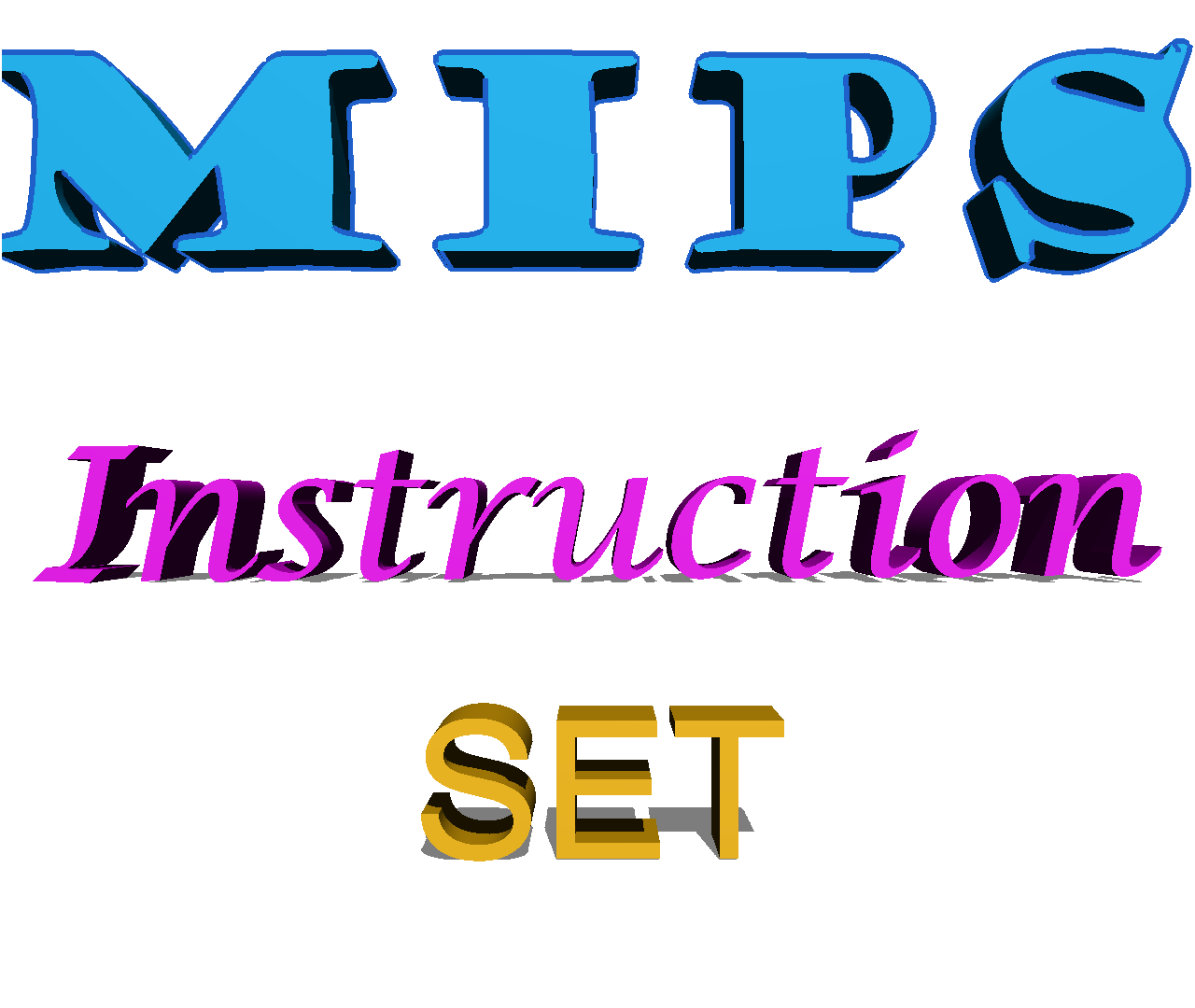 MIPS Instruction set | VLSI & Embedded Projects