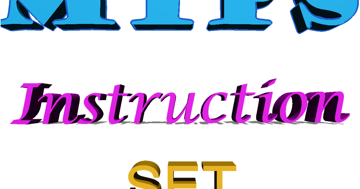 MIPS Instruction set | VLSI & Embedded Projects