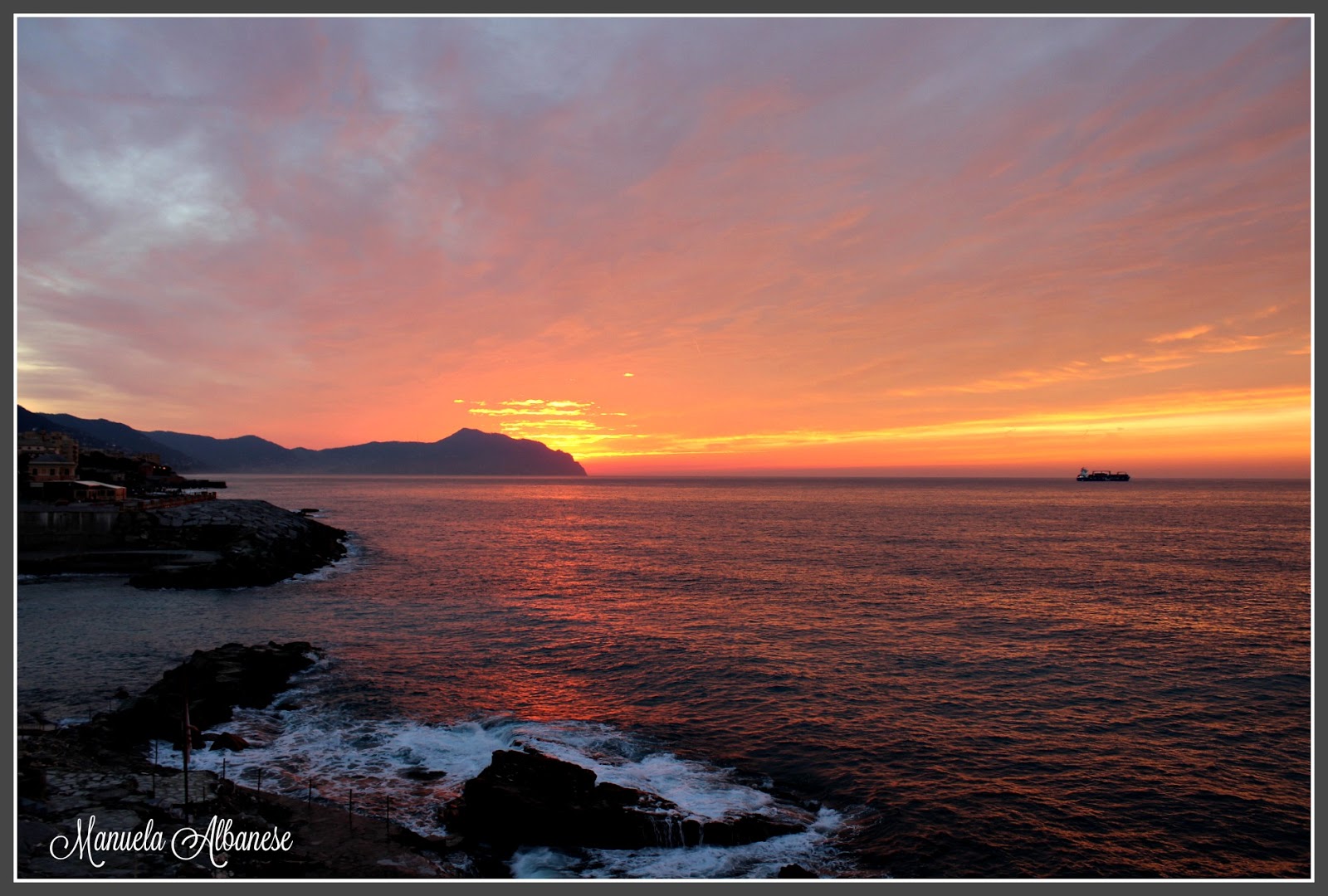 Il Bastimento ...: Alba sul mare