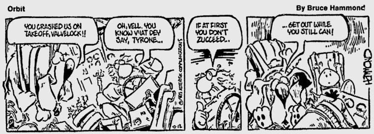 Sunday Comics Debt: Return to Orbit