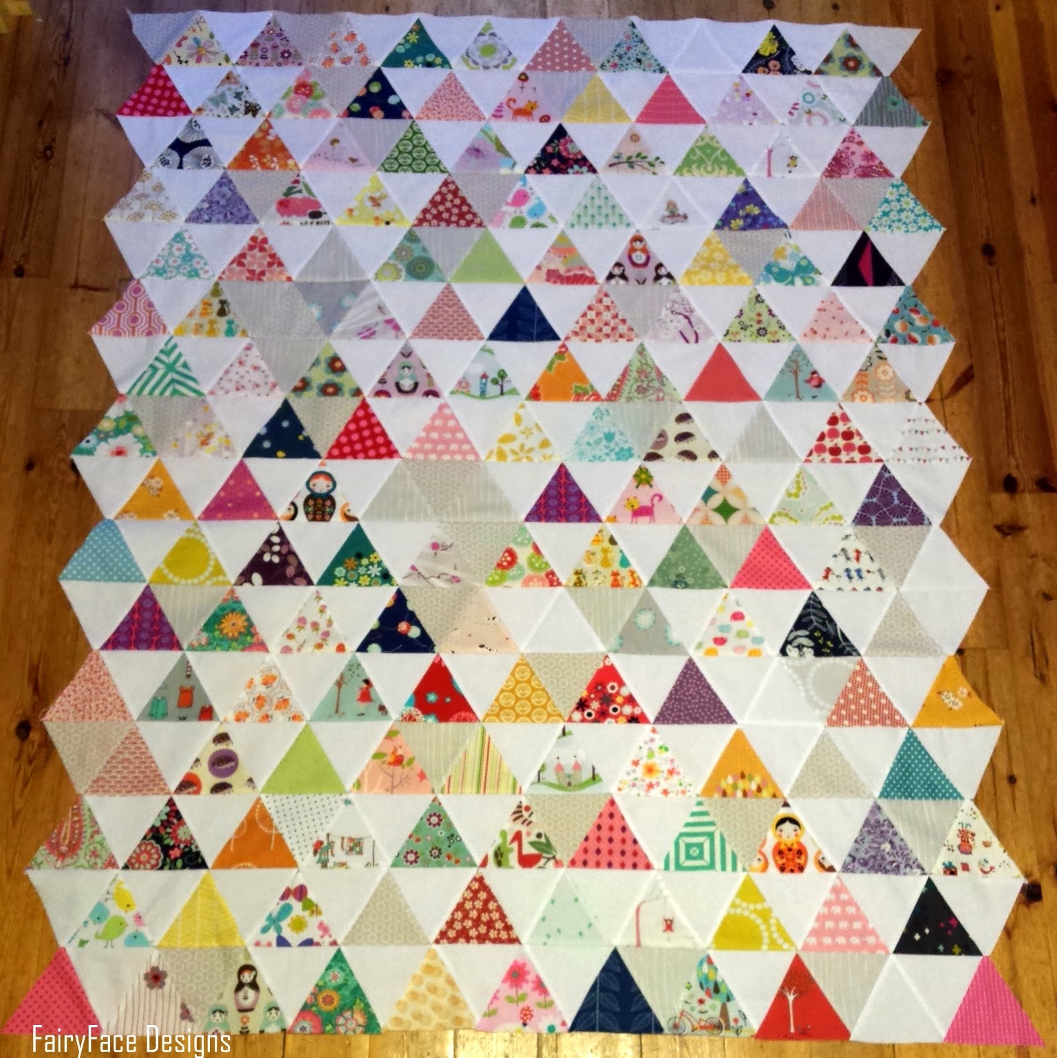 FairyFace Designs: Ode to Triangles....part two