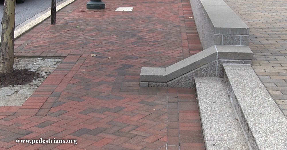 Pedestrian Advocate: Stair Structure Squeezes Sidewalk