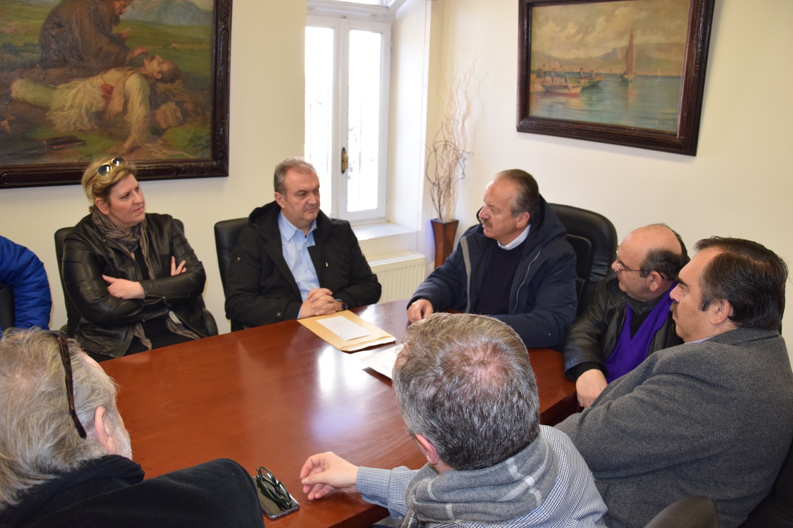 ΣΥΝΑΝΤΗΣΗ ΔΗΜΑΡΧΟΥ ΦΛΩΡΙΝΑΣ ΜΕ Δ.Σ. Φ.Σ.Φ. "Ο ΑΡΙΣΤΟΤΕΛΗΣ"