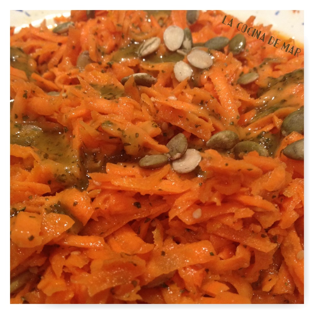 La cocina de Mar: ENSALADA DE ZANAHORIA RALLADA, NARANJA Y COMINO ...