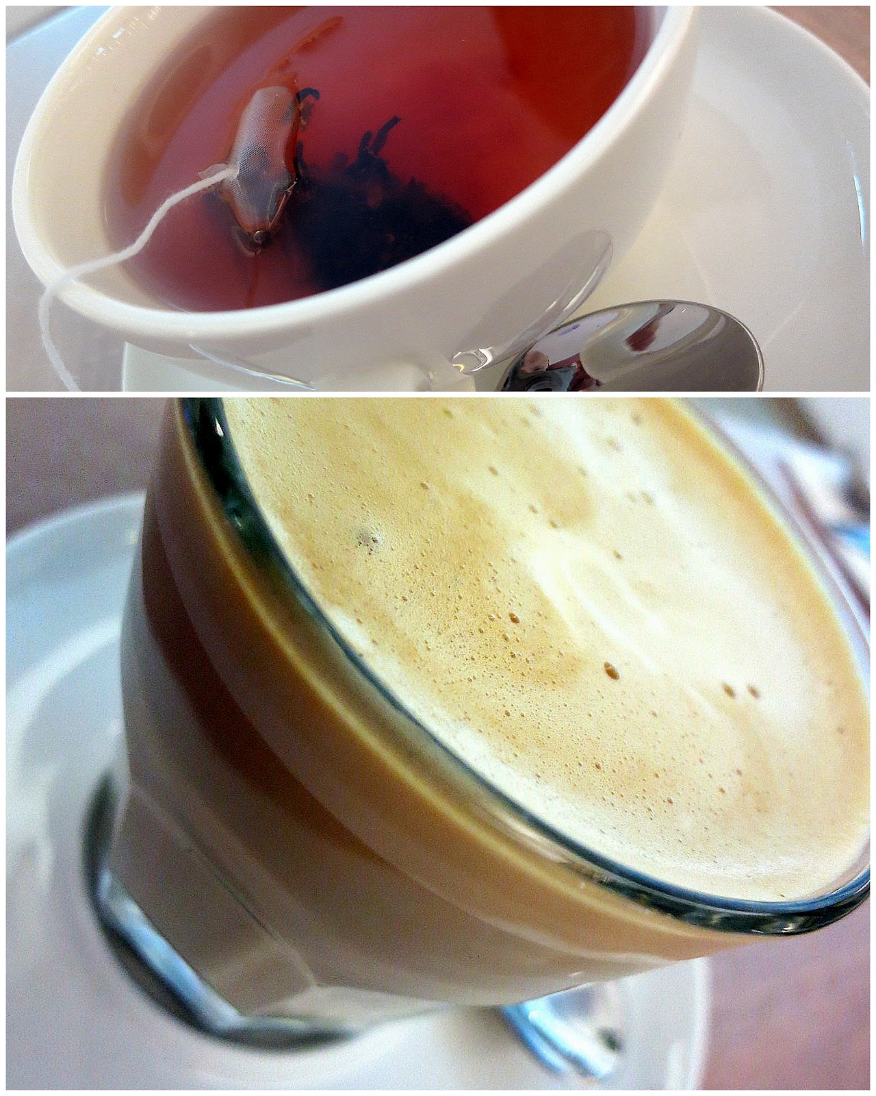 Coffee, tea and sparkling water, all very virtuous; Heavenly is ...