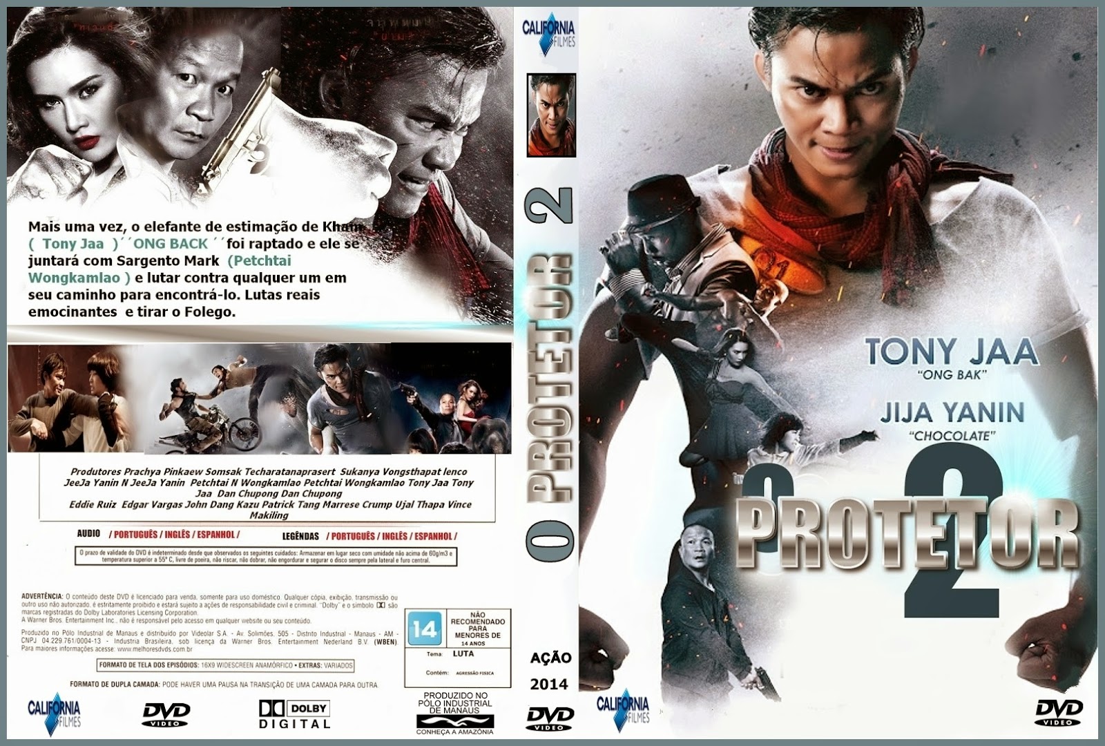 CAPAS DVD-R GRATIS: O Protetor 1 e 2 (Tony Jaa)