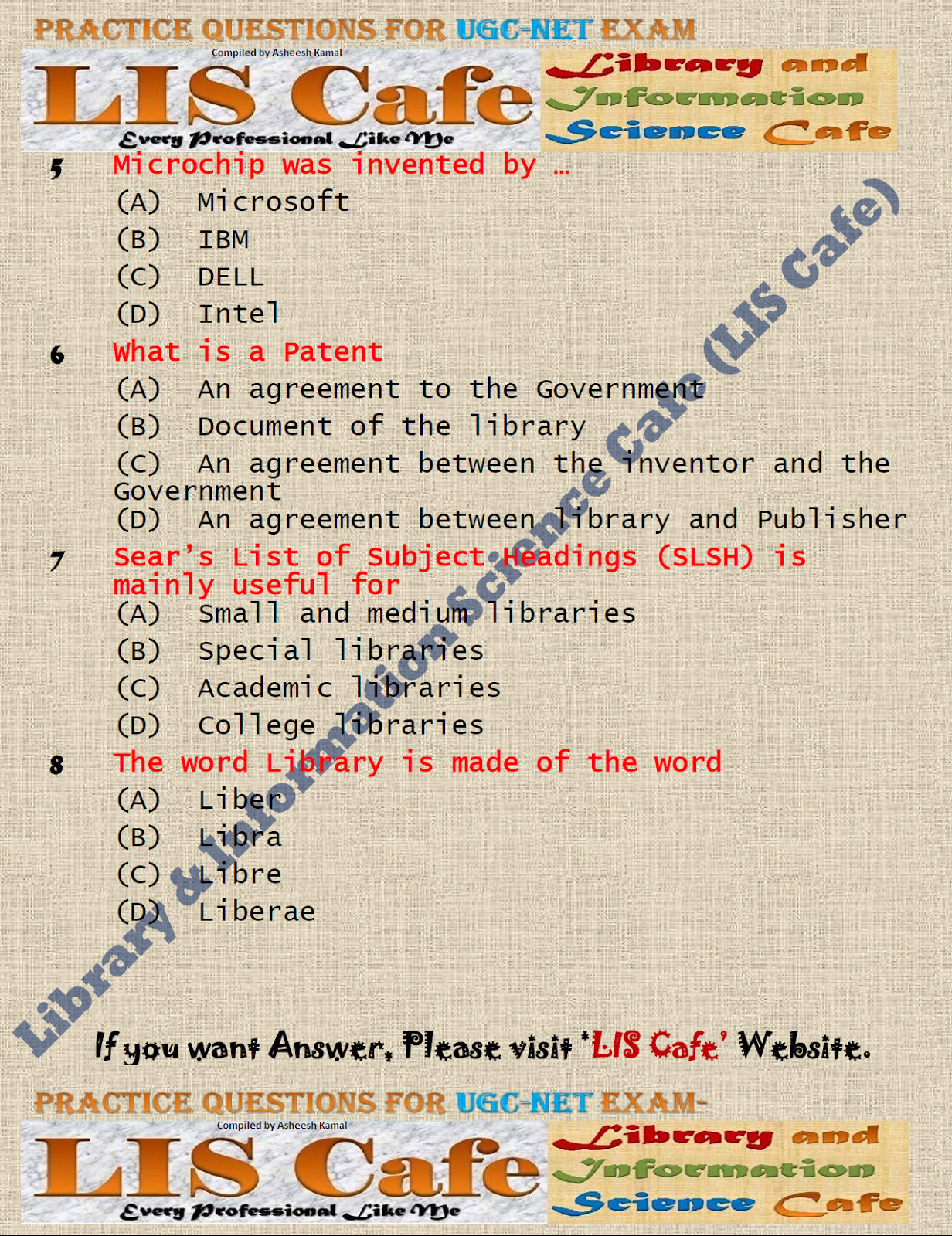 Practice Questions For Ugc Net December 2018 Exam