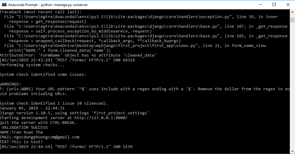 Hướng dẫn Django - Python - Day 7: Django Form
