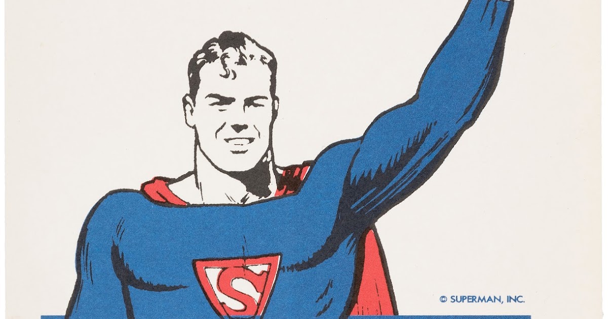 Pop Artifact: Superman WWII "victory kid" poster