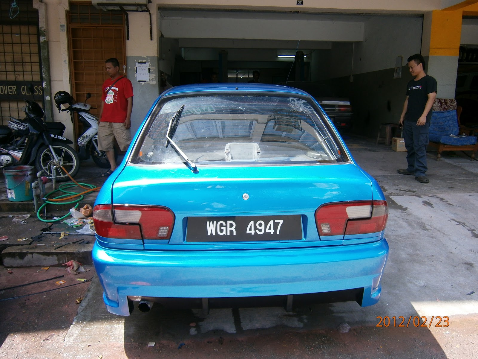 Cool Running Bodyworks & Spray: Wira Pearl Blue