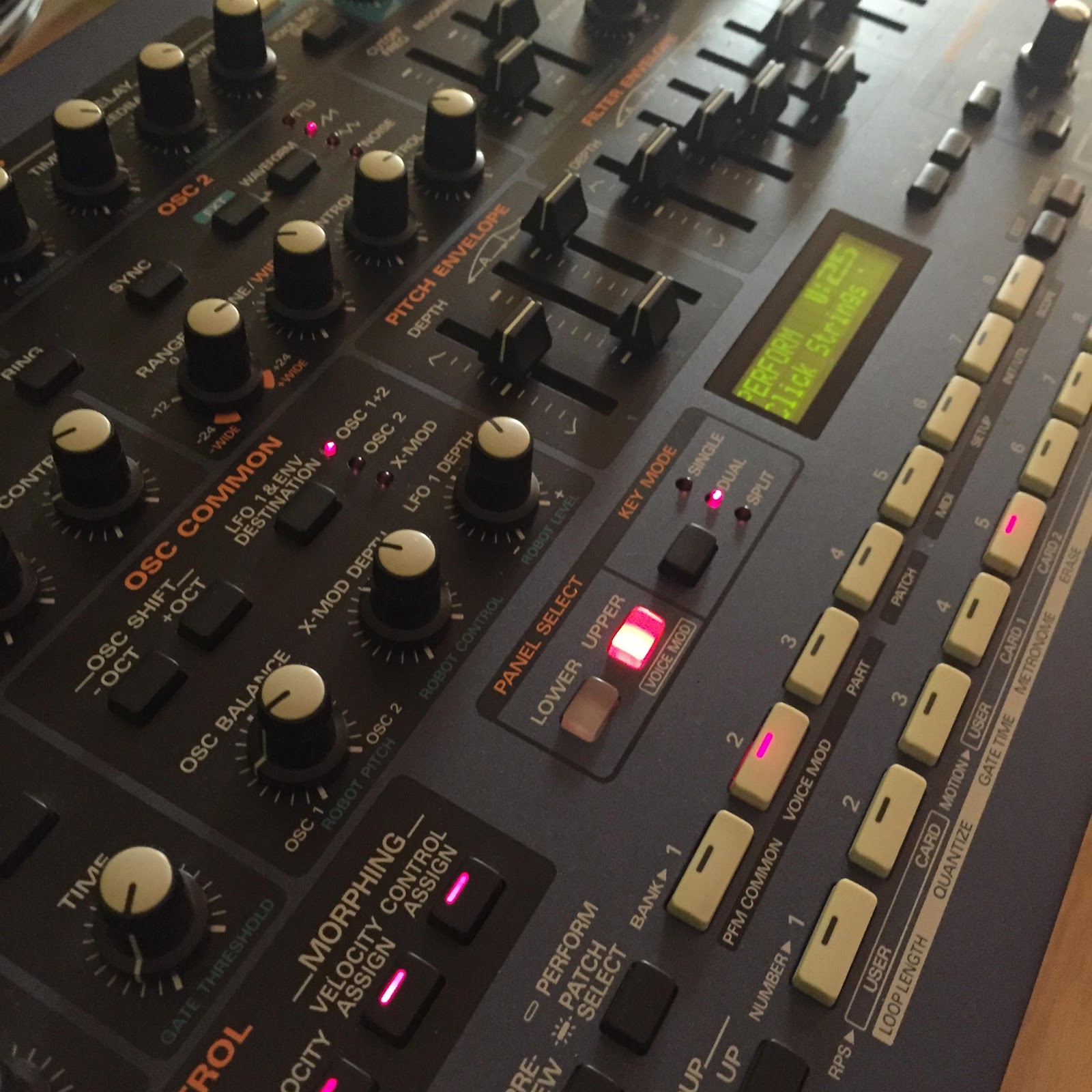 MATRIXSYNTH: Roland JP-8080 Synthesizer with Mounted Custom Oak Sides ...