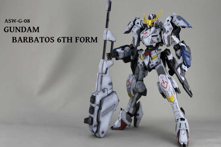 Custom Build: 1/100 Gundam Barbatos 6th Form [Detailed]