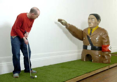 Nothing To Do With Arbroath: Crazy golf Hitler salutes heil-in-one