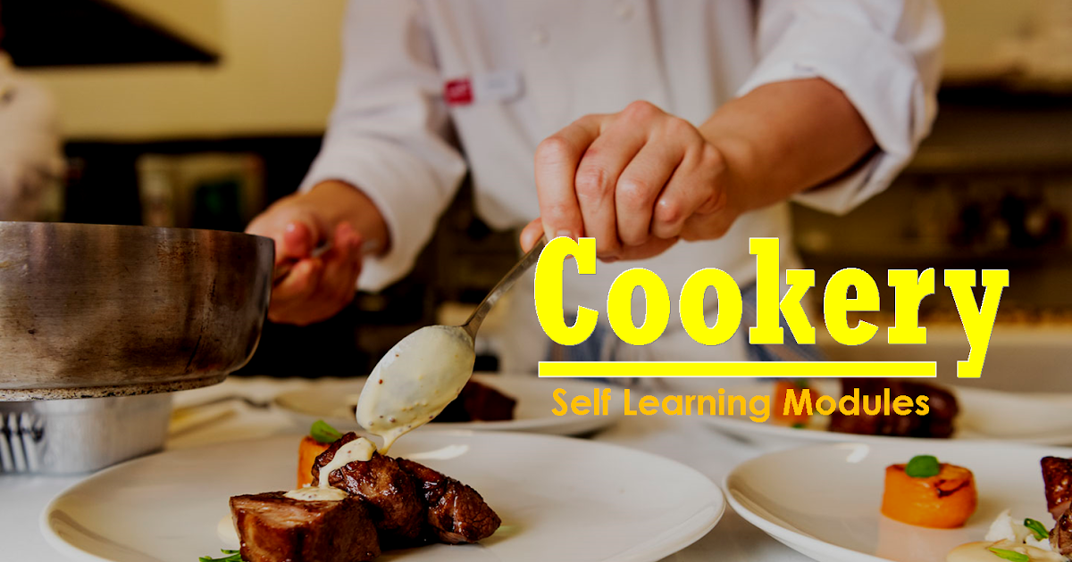 Cookery Self-Learning Modules