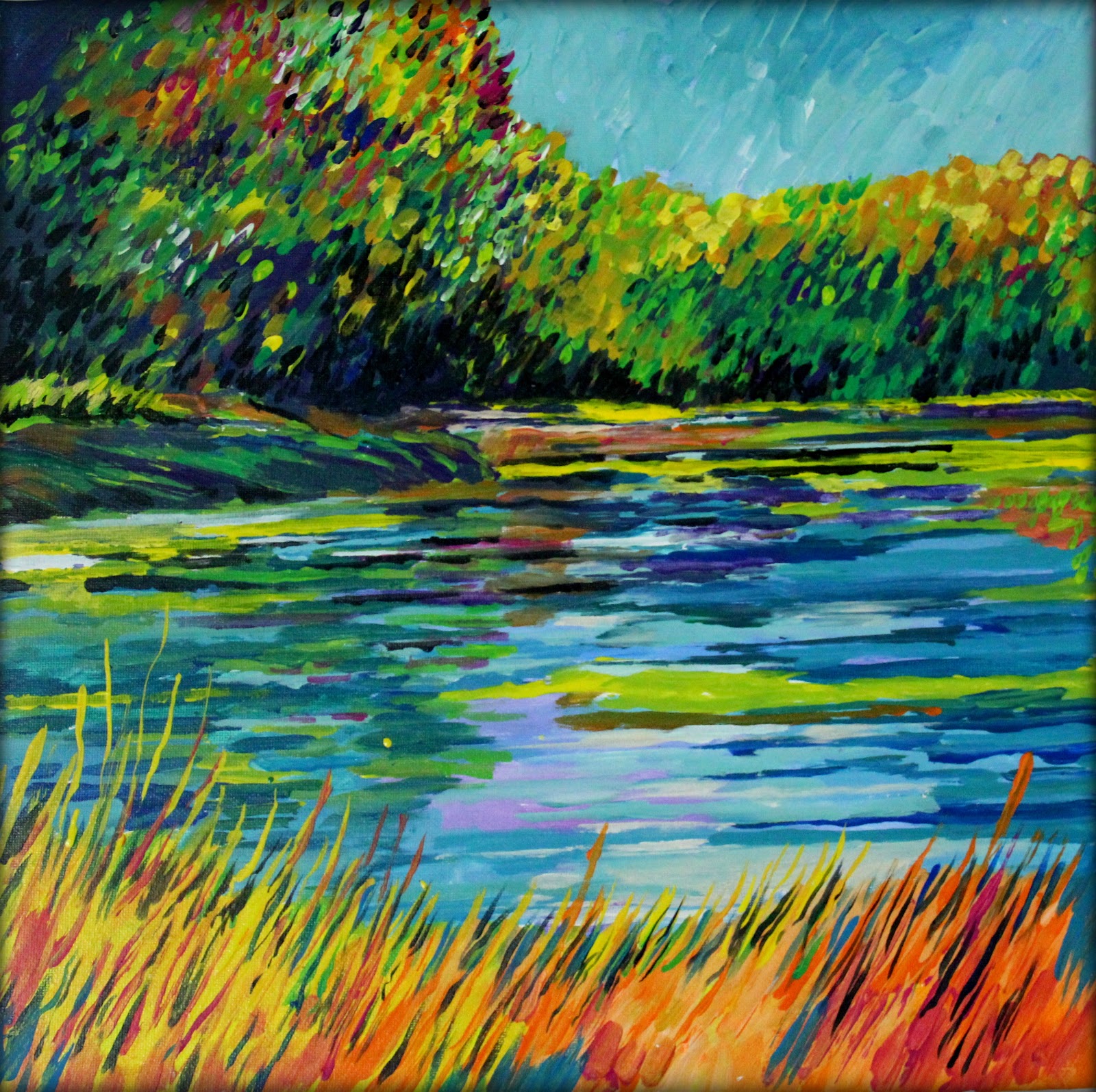 Rhythm in Arts : Landscape Paintings