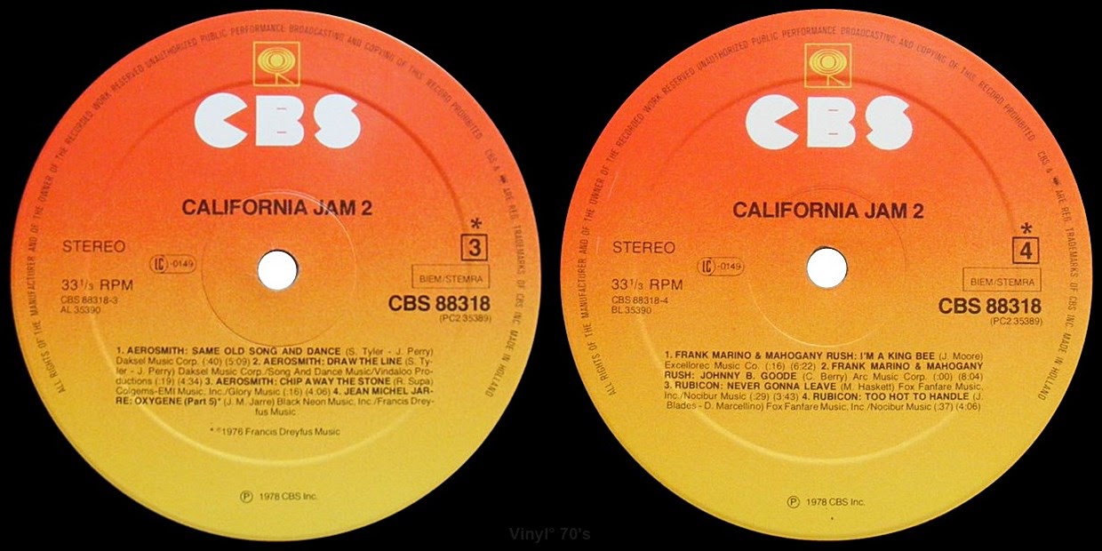 1978 California Jam 2 - Varios Artistas - Rockronología